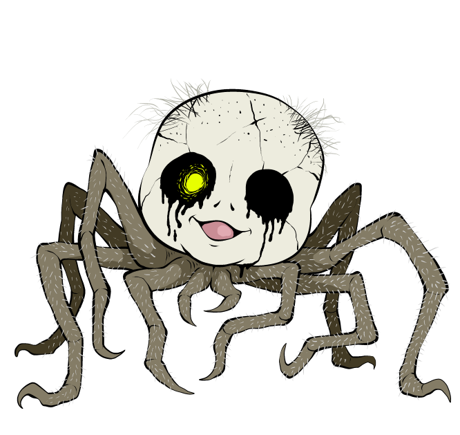 Speculative Halloween Bestiary: Head Spiders