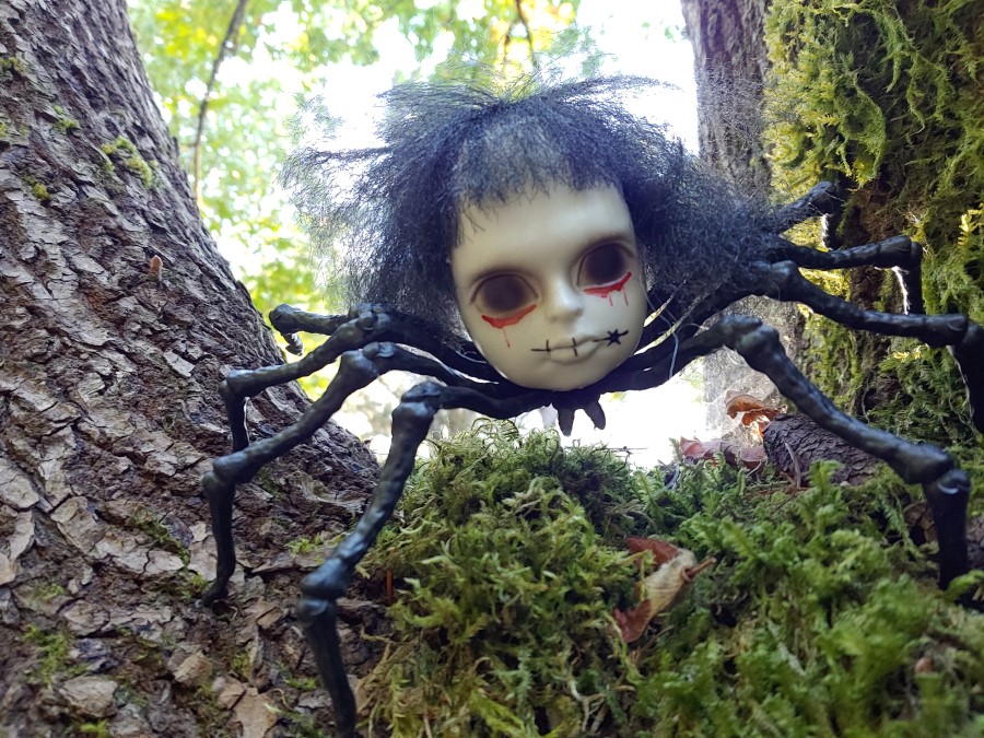 Speculative Halloween Bestiary: Head Spiders